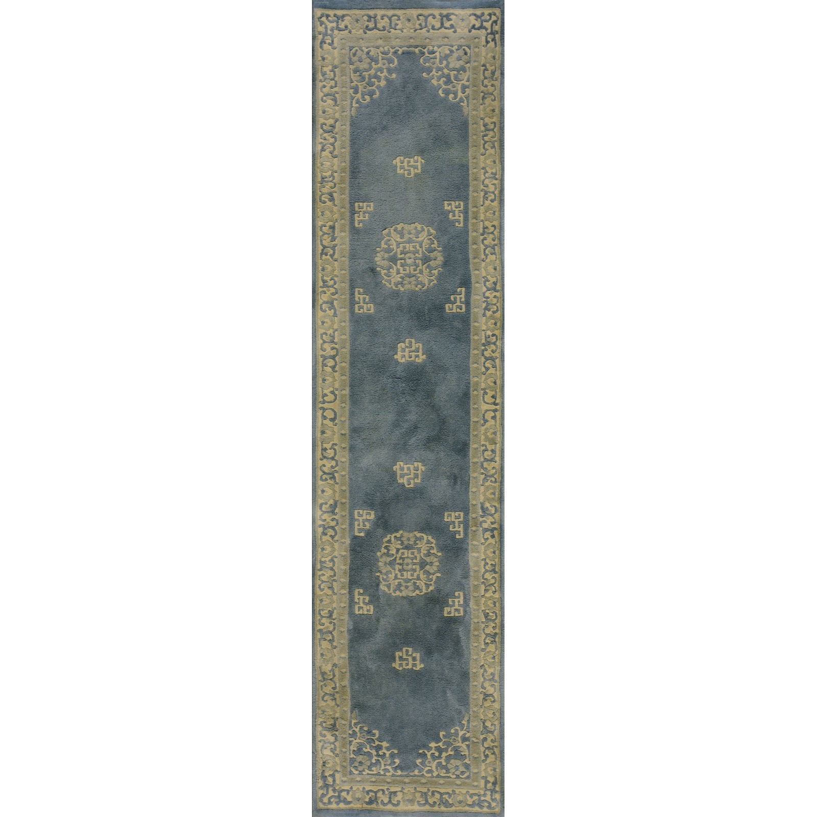 Vintage 1980s Chinese Style Carpet - Antique Rug Studio