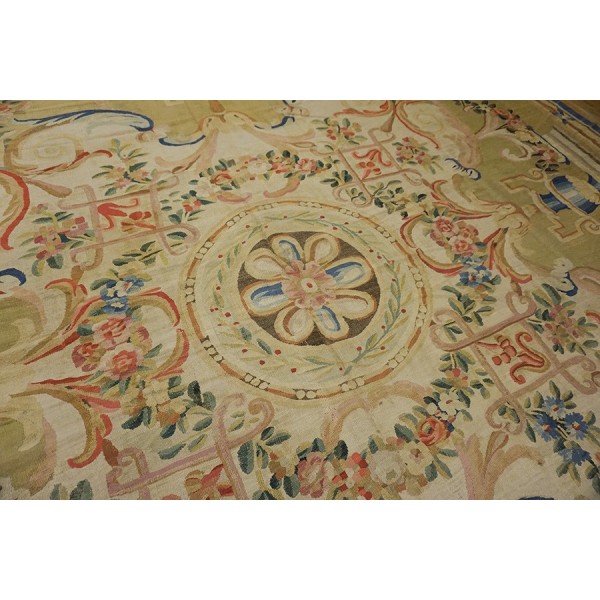 18th Century French Aubusson Louis XVI Period Carpet - Antique Rug Studio
