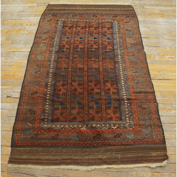 Antique Baluch Rug - 19580 | Baluch-Turkmen | 3' 6" x 6' 2" | Other ...