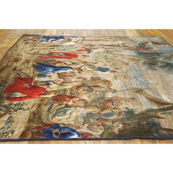 Antique Tapestry Rug - 40-3845 | European | 9' x 10' | Other, Origin ...